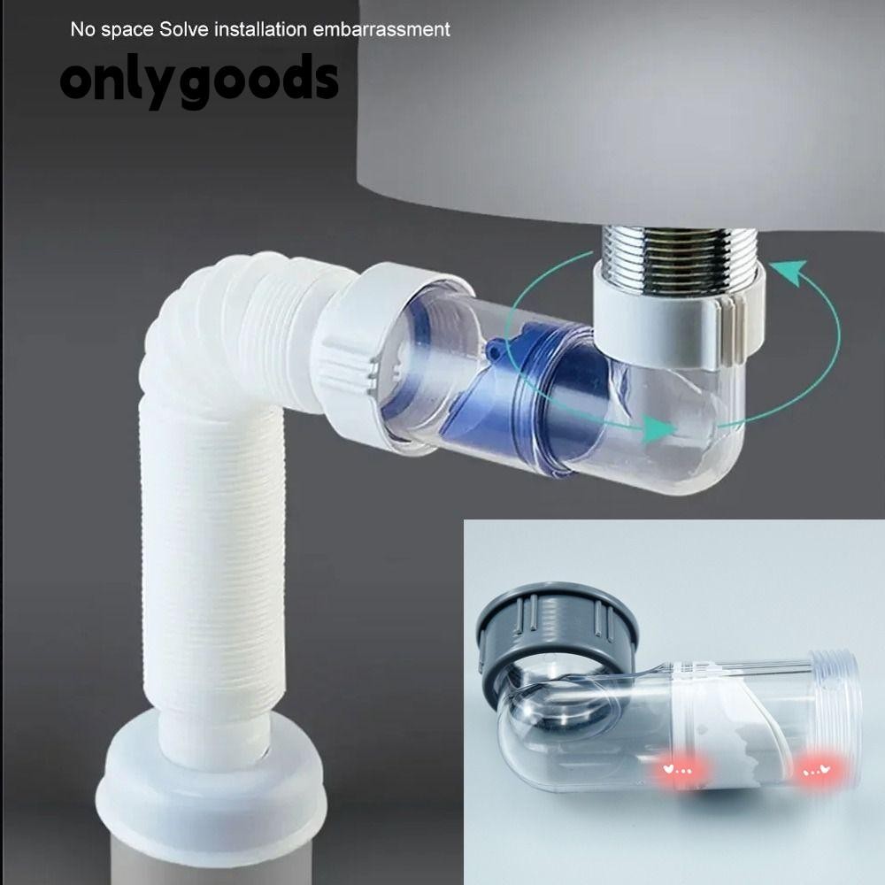 ONLYY Wash Basin Drainage Pipe Kit, Universal Curved Tube Drain Pipe ...