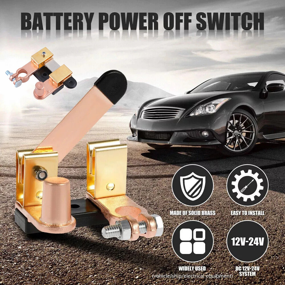 Battery Isolator Switch Disconnect Power Cut Off Kill Car Vehicle 12V ...