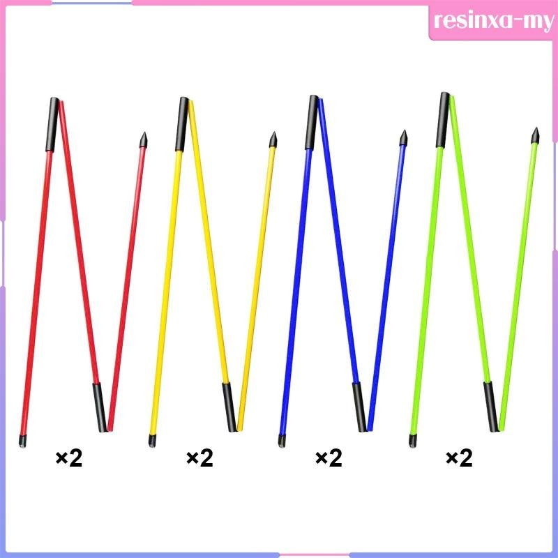 [ResinxaMY] Golf Alignment Sticks - Foldable Golf Practice Rods for ...