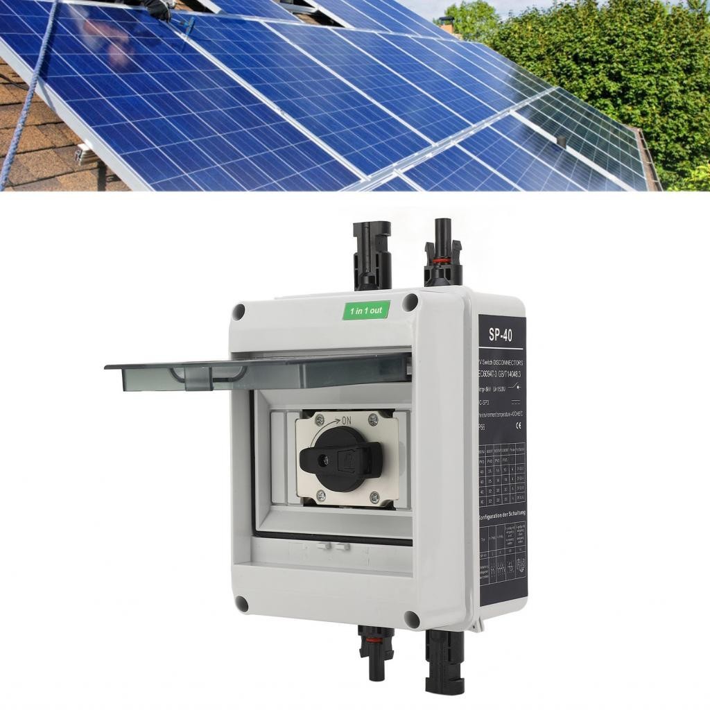 Sinhopsa DC1000V Solar DC Disconnect Switch Contacts PC 1 In Out ...