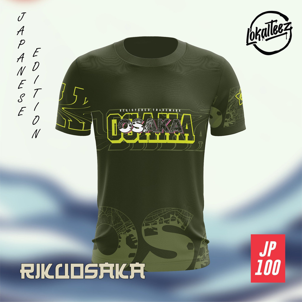 LOKALTEEZ JP100 Japanese BASHO Edition RIKUOSAKA 180GSM RJPK JERSEY | Shopee Malaysia