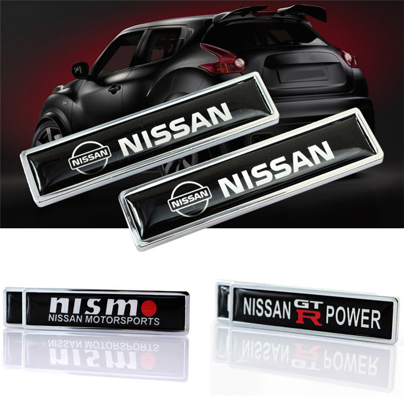 2pcs Car Side Stickers for Nissan GTR Nismo Juke Note Leaf Qashqai ...