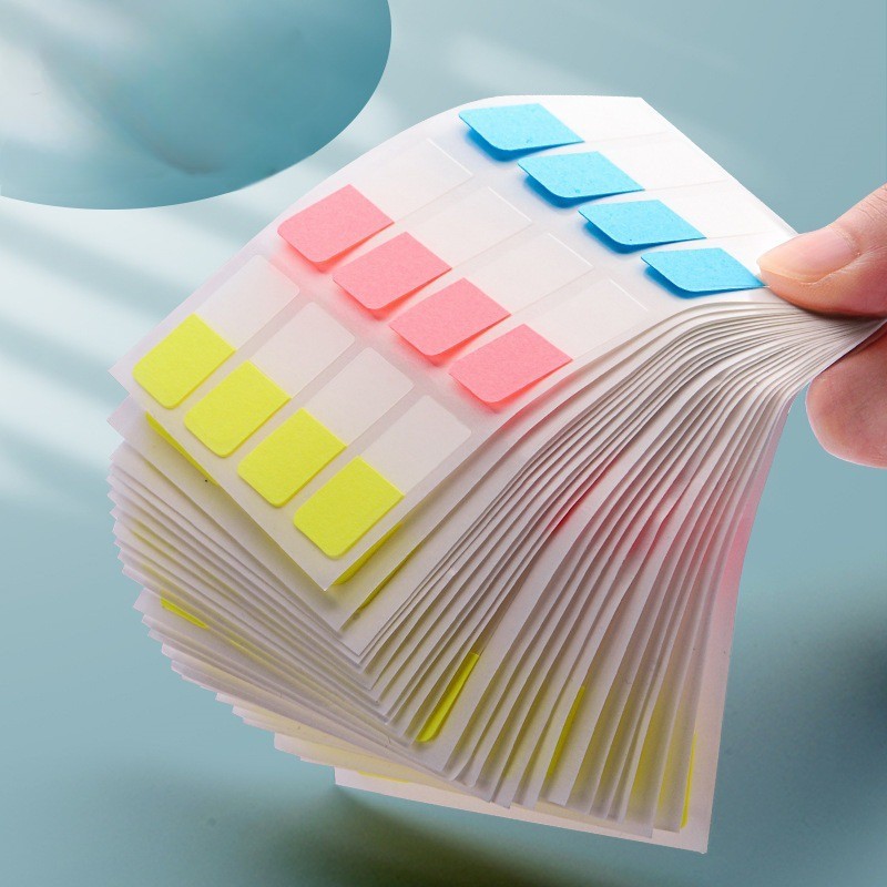 File Tabs Sticky Index Tabs, Writable and Repositionable Filing Tabs Flags for Pages or Book ...