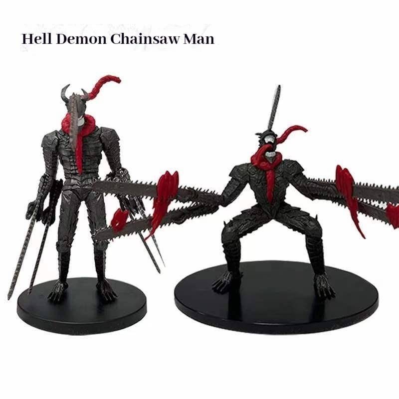 Chainsaw Man Hell Form Devil Hunter with Pochita Figurine Collectible ...