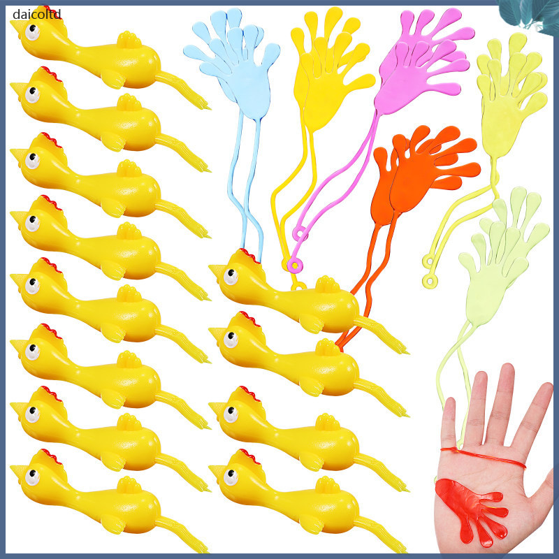 Toys Elastic Stretchable Sticky Hands + Finger Ejection Turkey Set ...