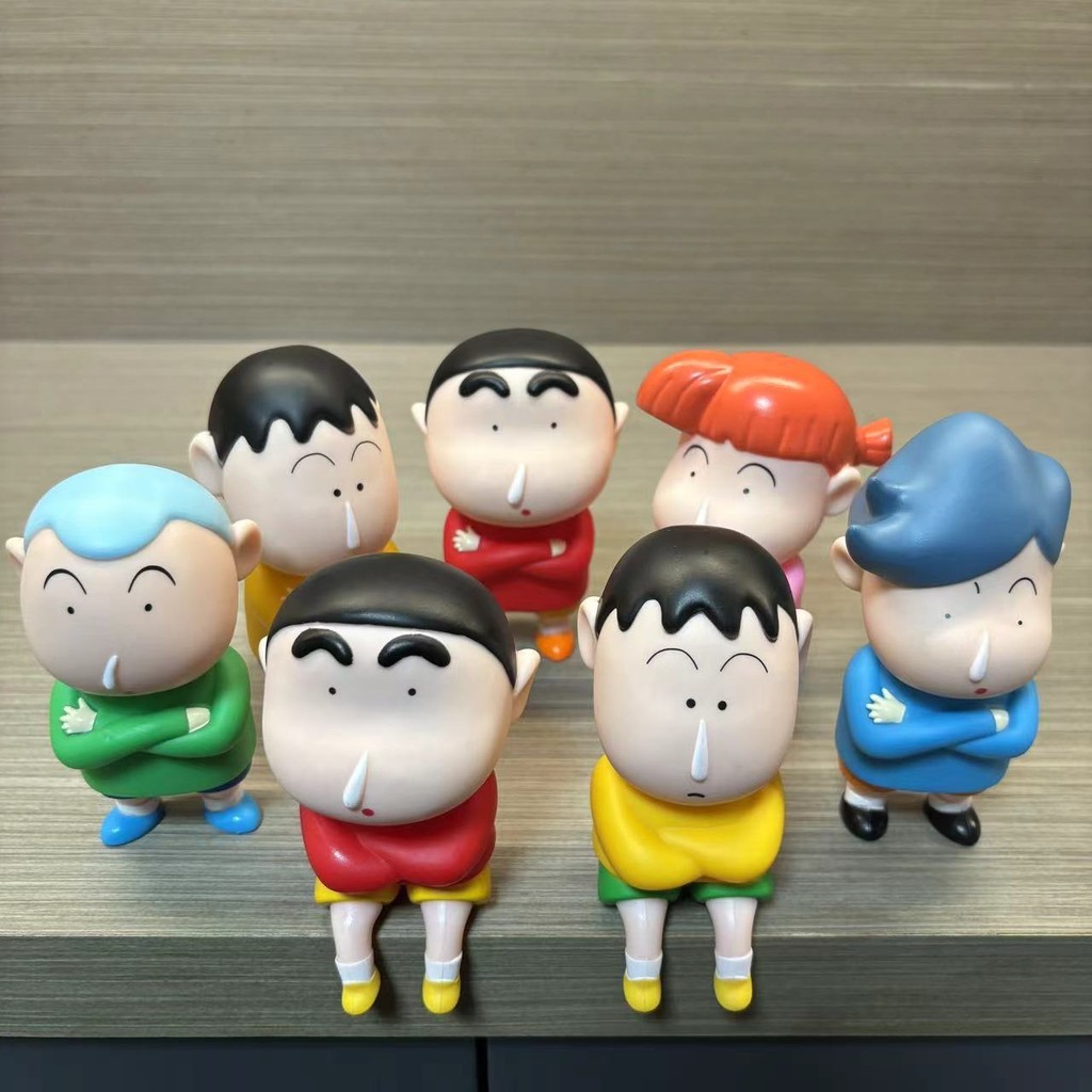 Free Shipping Crayon Shin-Chan Model Sitting Posture Dull Kasukabe Five ...