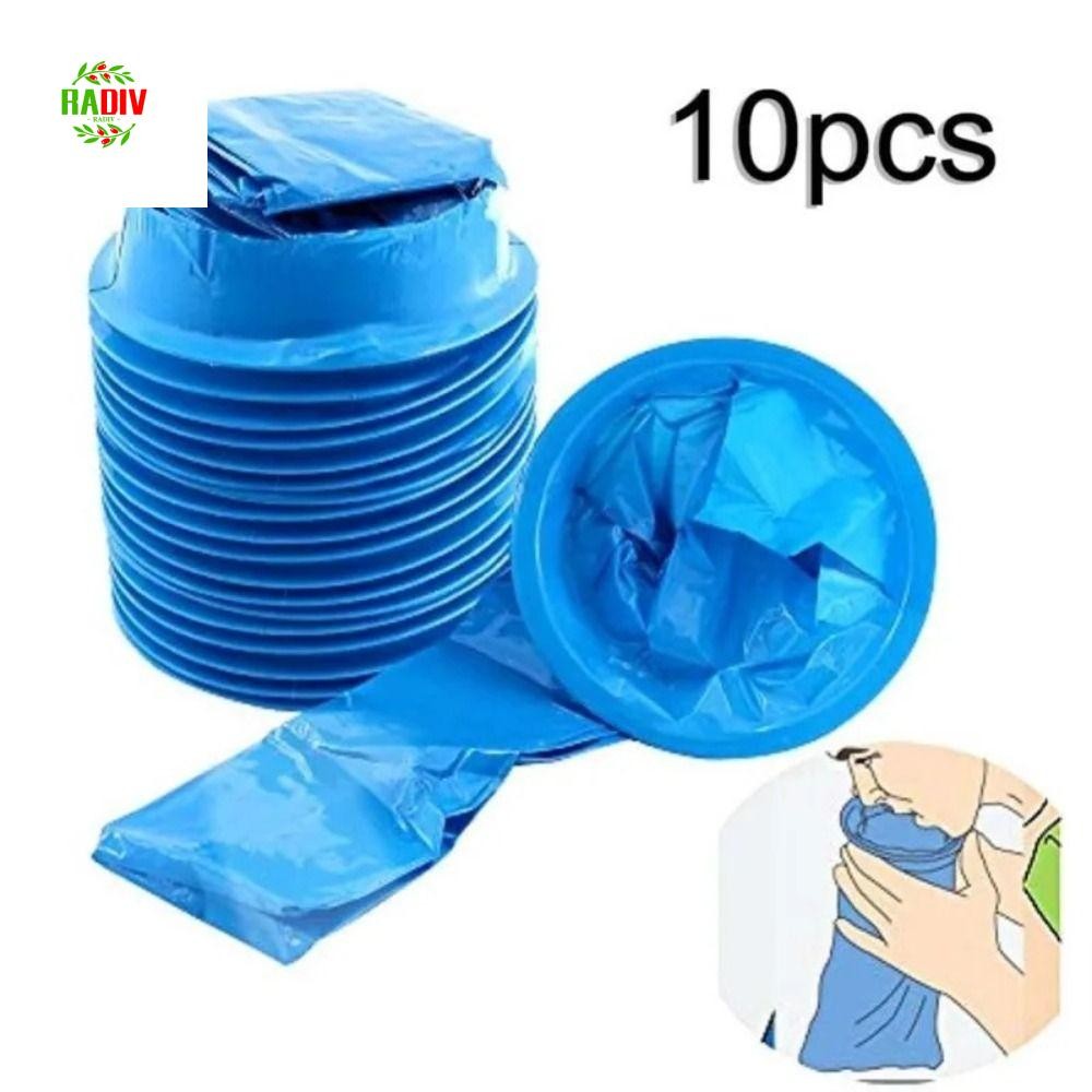 RADIV 10Pcs Nausea Vomit Bag, 1000ML Leak Resistant Emergency Vomiting ...