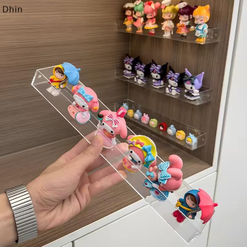 [Dhin] Wall Mounted Storage Box For Figures Showcase Clear Acrylic ...