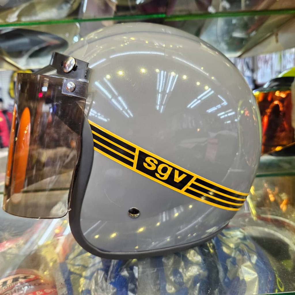 [ SIAP VISOR ] 100% Original SGV88 SGV Clip Topi Keledar Motor Helmet ...
