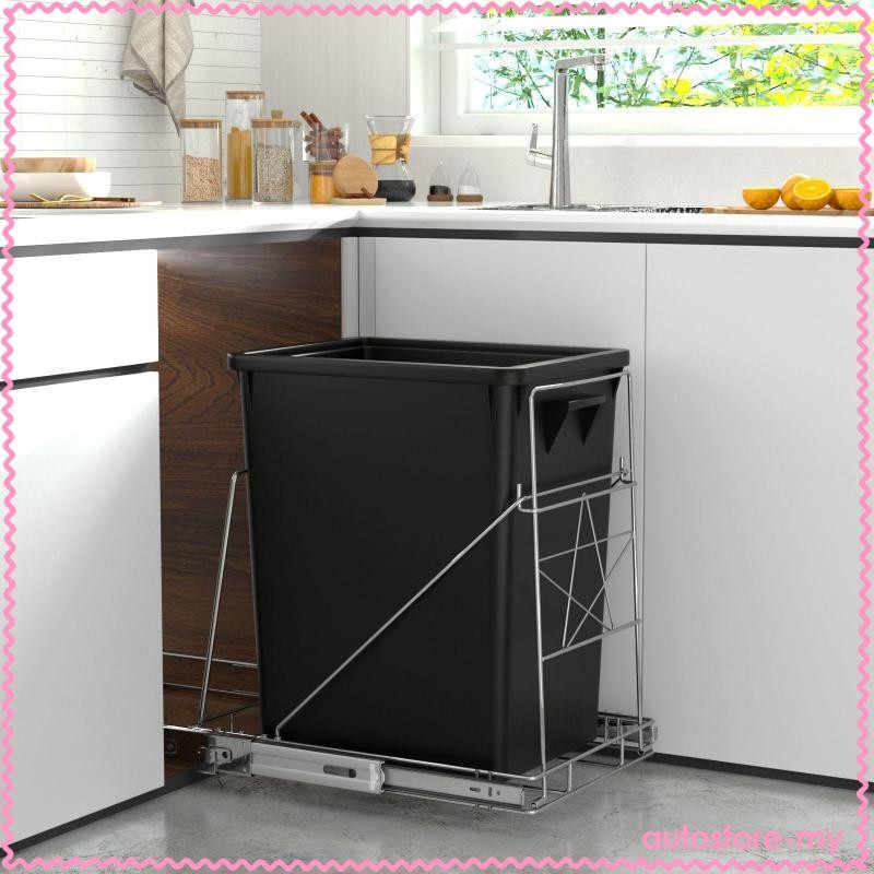 [AutostoreMY] Pull Out Trash Can Stand Waste Container Easy Storage ...