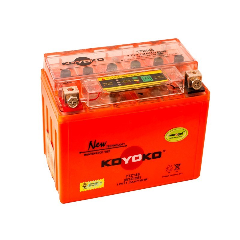 100% Original Koyoko G2 Nanogel Battery- YTZ14S R1 KTM CBR1000 ST1300 ...