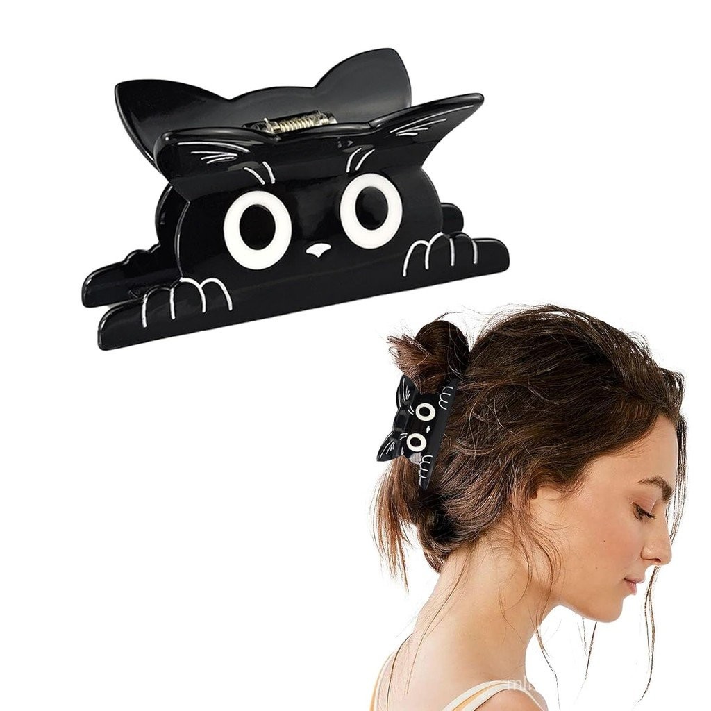 Klip Cakar Rambut Kucing Comel - Kawaii, Gaya Kucing Lucu untuk Kanak ...