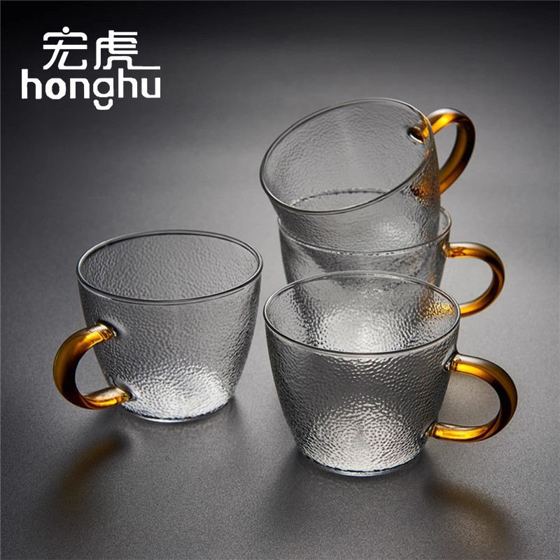 [93% Praise Rate] Heat-Resistant Glass Small Tea Cup Household Kung Fu ...