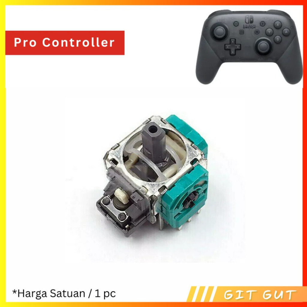 TOMBOL Nintendo Switch Pro Controller 3D Button Analog Thumb Stick ...