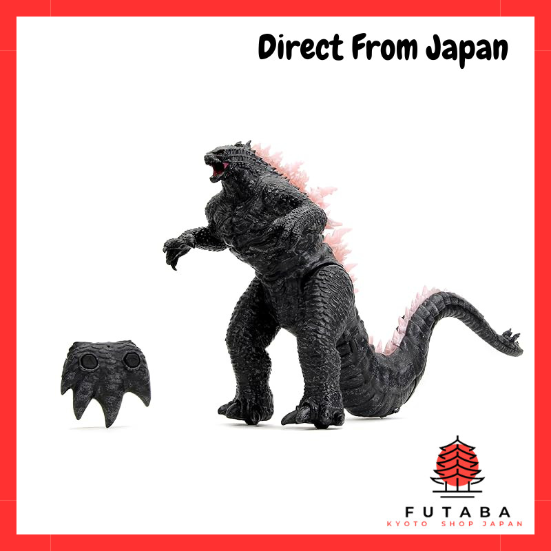 Jada Toys Godzilla X Kong: Heat Ray Breath Godzilla Remote Control ...