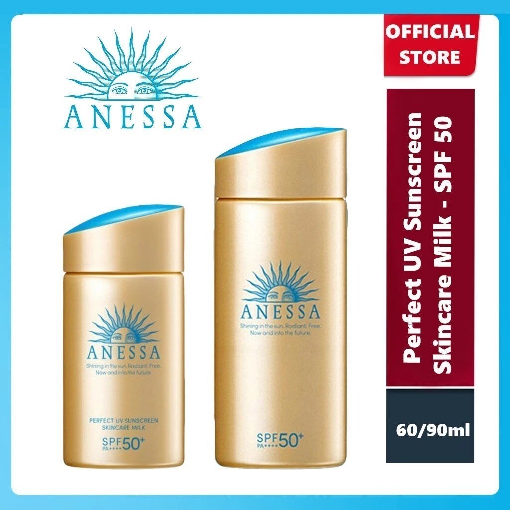 Anessa Perfect UV Sunscreen Skincare Milk SPF50+ PA++++ 90ml/60ml original | Shopee Malaysia