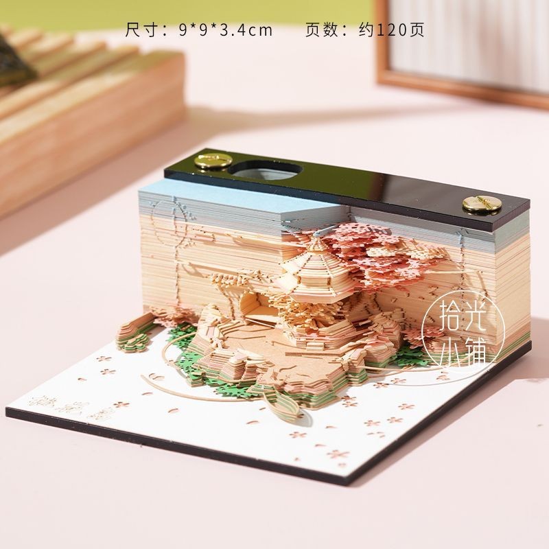 2025 Creative Three-Dimensional Paper Carving 3d Hand Tear Calendar ...