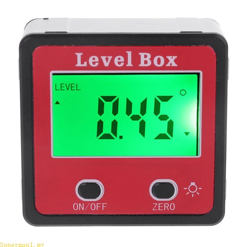 Best Digital Inclinometer Spirit Level Protractor Angle Gauge Meter ...