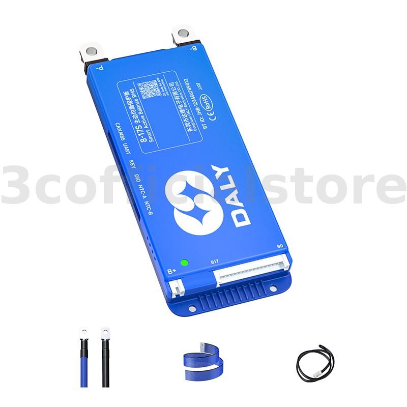 DALY Smart BMS Active Balance WiFi BMS 4S-24S 40A/60A/80A/100A Built-in bluetooth+RS485+CAN ...
