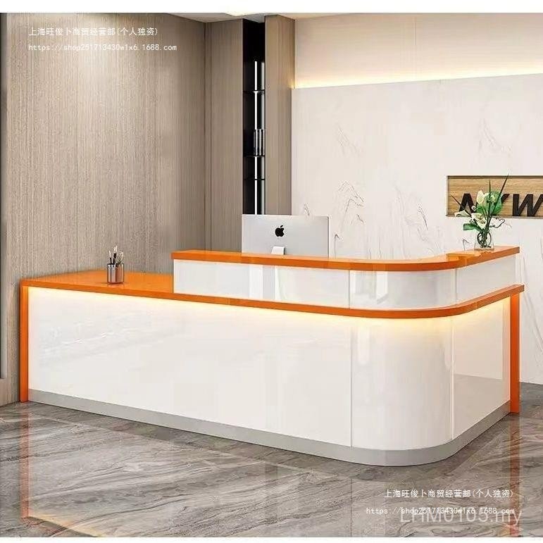 Reception Counter Shop Modern Simple Small Front Counter Paint Bar ...