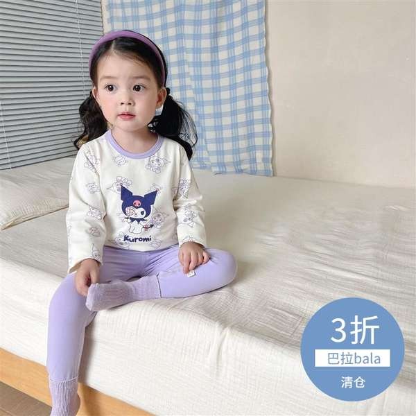 kuromi set kuromi pyjamas baju kuromi budak perempuan Bala Korean Girls ...