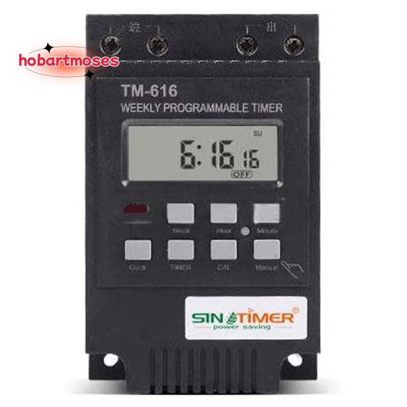 TM616 30AMP 4PINS Programmable Timer Din Rail Mount Timer Switch ...