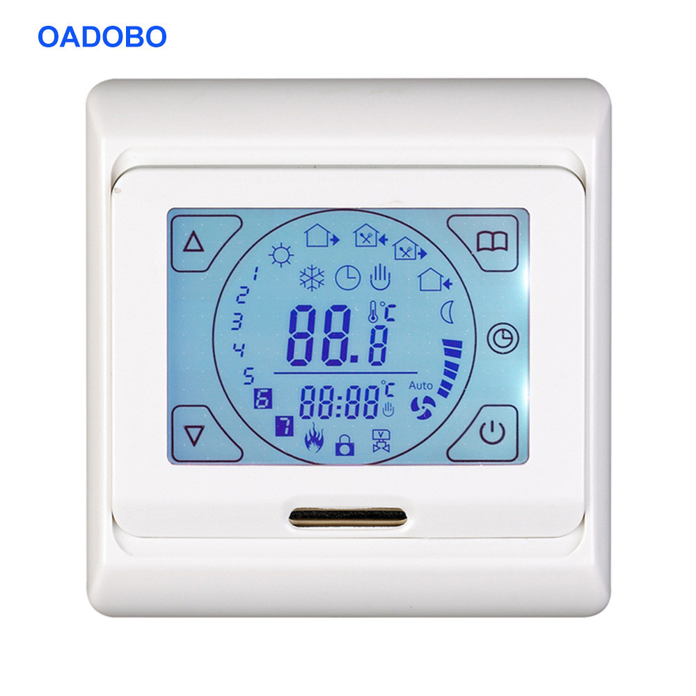 Skrin Sentuh Pengeluar Pengaturcaraan Mingguan Pemanasan Termostat ...