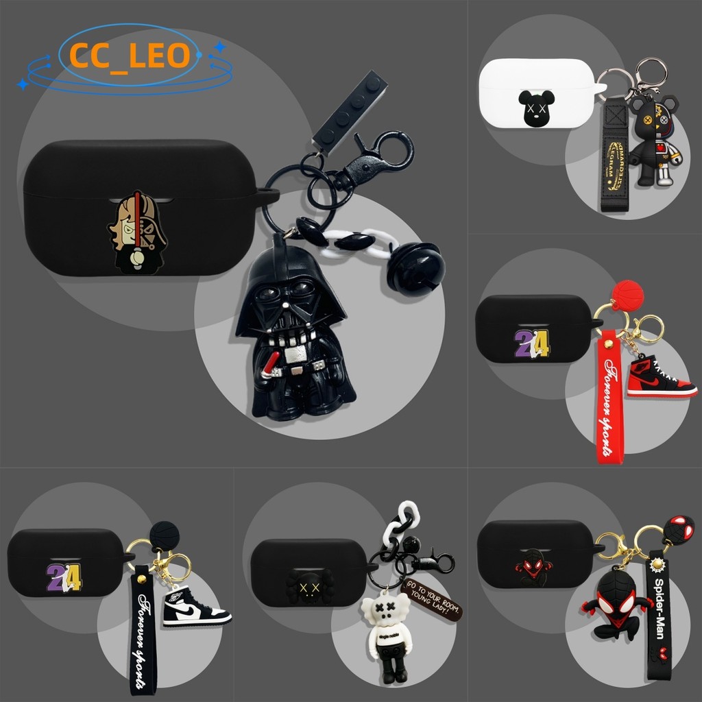 For Technics EAH-AZ80 Case Cartoon Keychain Creative Shoe Pendant ...