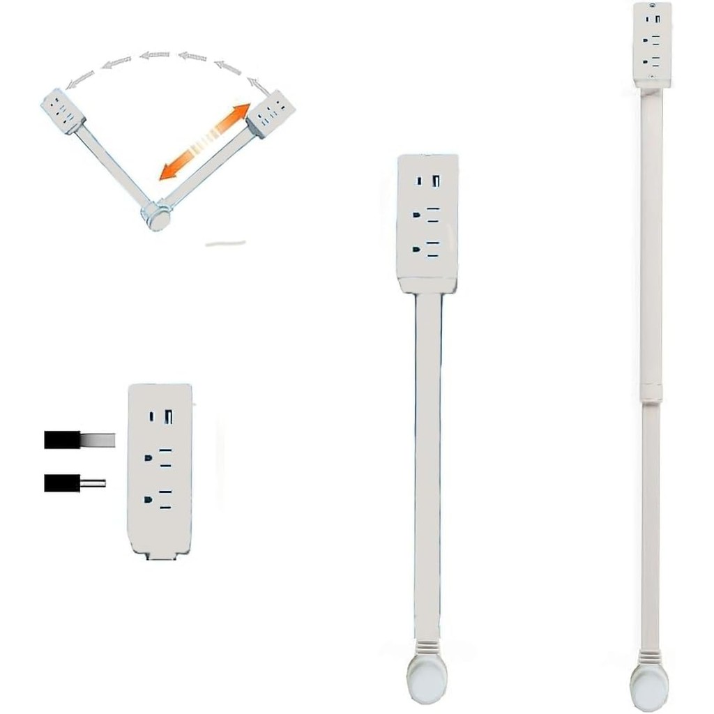 Electrical Outlet Extender Arm, Power Socket Expander, Access Hard-to ...