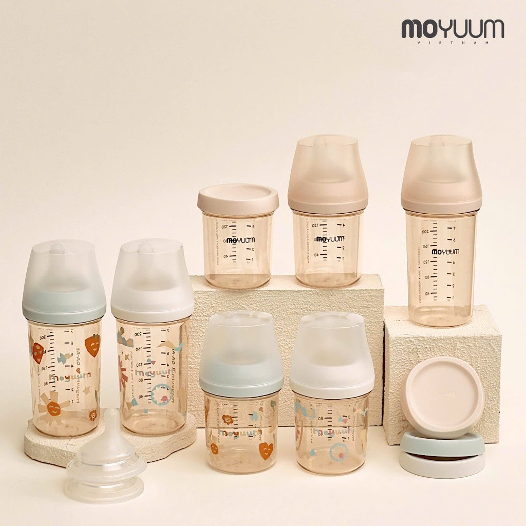 (MOVAA 2025) Moyuum Mov.aa milk bottle 160ml / 250ml plain, latest ...