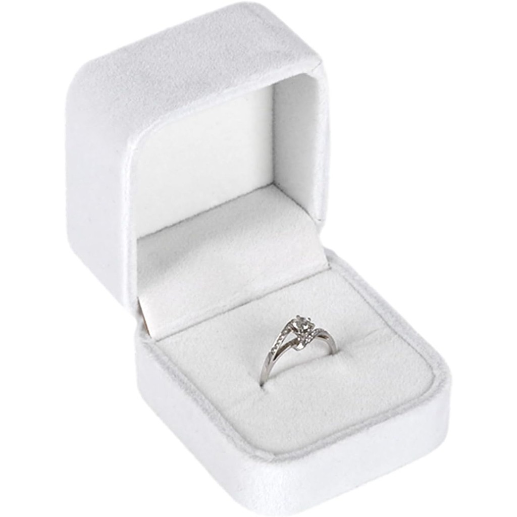 Velvet Ring Box Engagement Ring Box Ring Boxes for Jewellery Wedding ...
