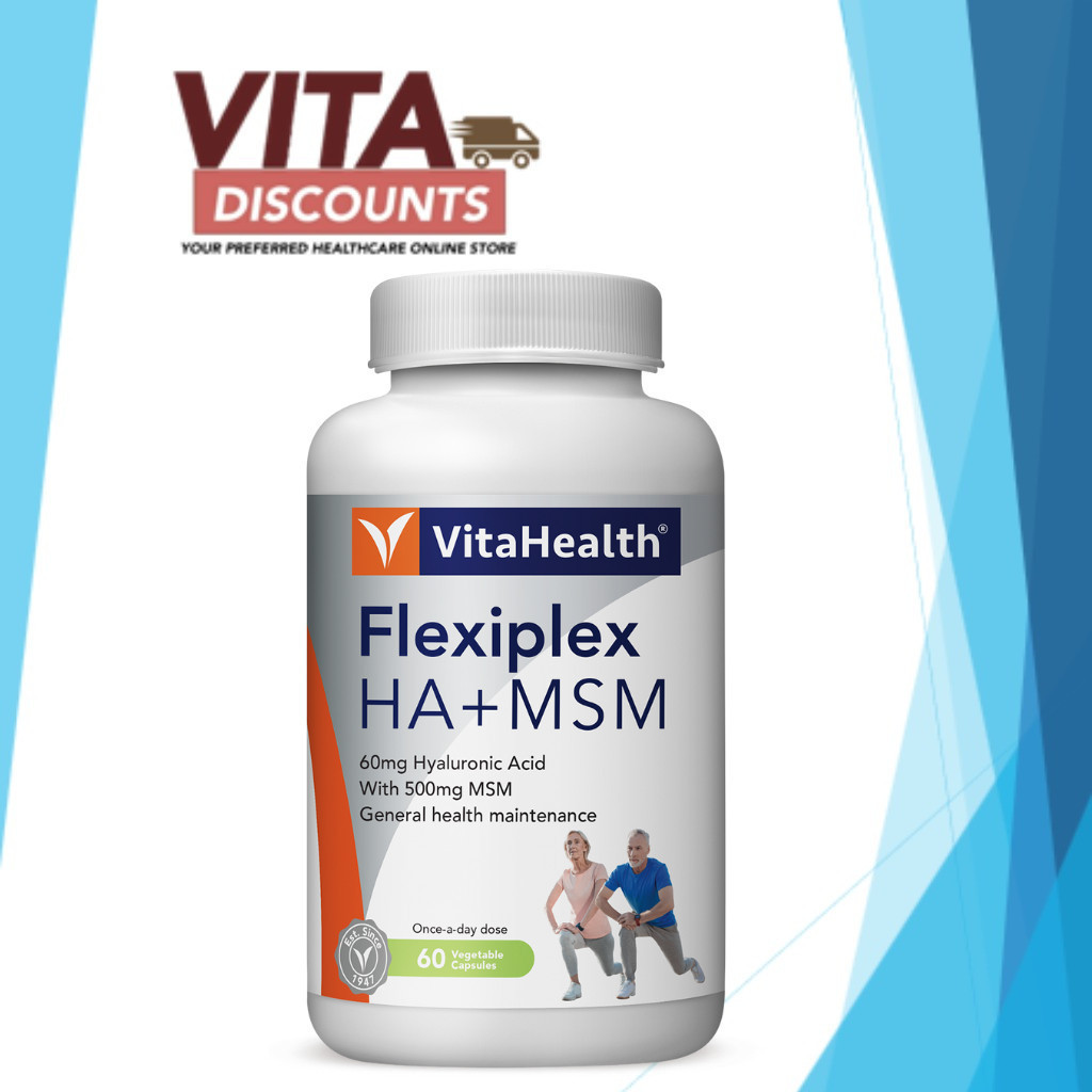 VITAHEALTH FLEXIPLEX HA+MSM VCAPS 60S PACK-OF-1/2 EXP09/2026 | Shopee ...