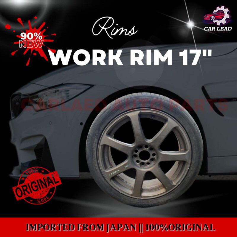 ORIGINAL WORK RIM 17 INCH FROM JAPAN | Shopee Malaysia