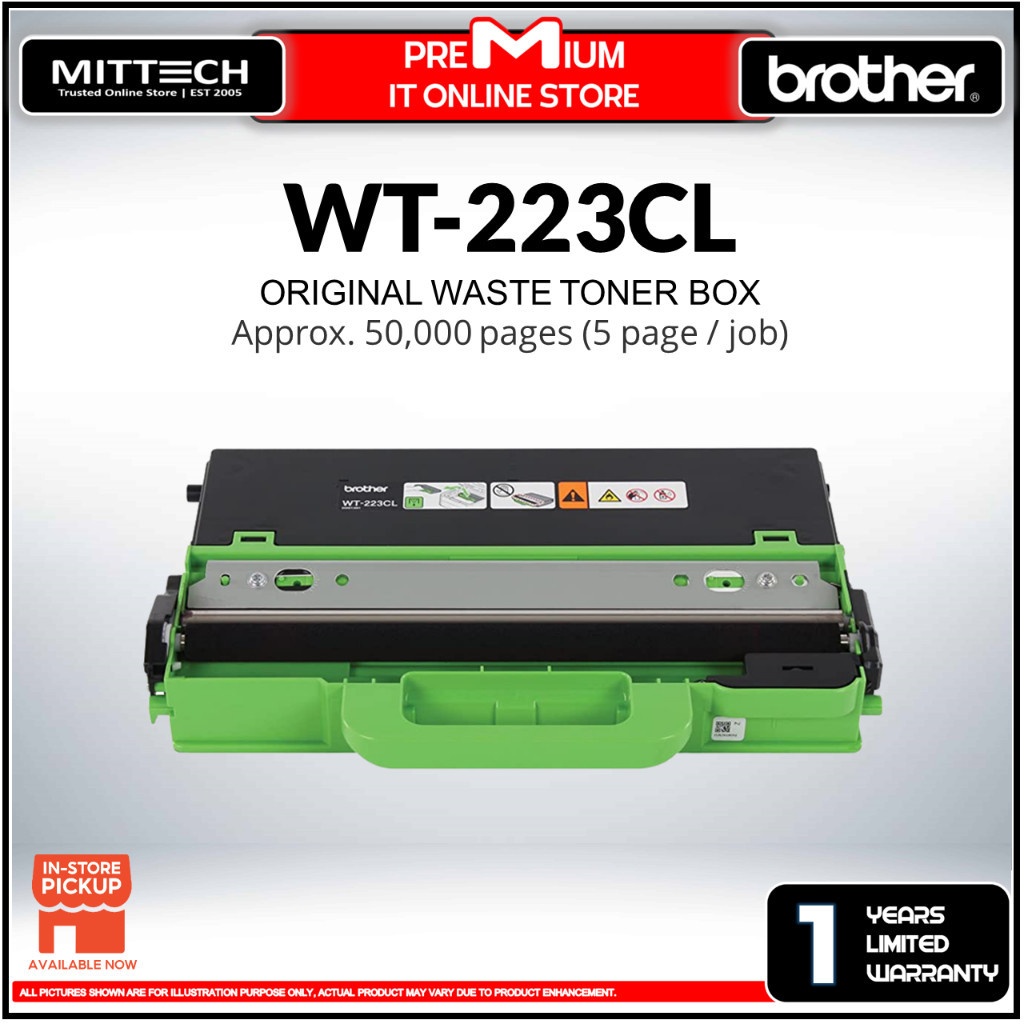 Brother Original Waste Toner Box Unit WT-223CL | Approx. 50,000pages ...