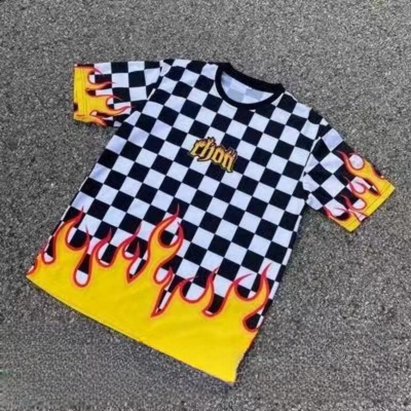 (NO CUSTOM)BAJU JERSEY RETRO CHOII FLAME THAILAND VIRAL SUKAN T-SHIRT ...