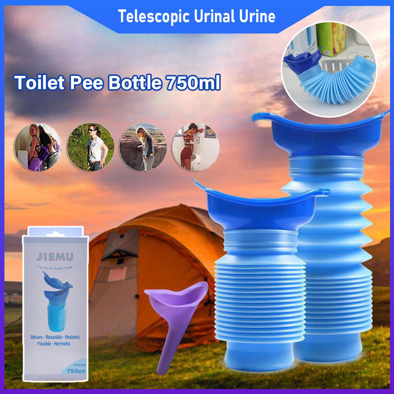 Male & Female Emergency Urinal Go Out Outdoor Toilet Pee Bottle 750ml ...
