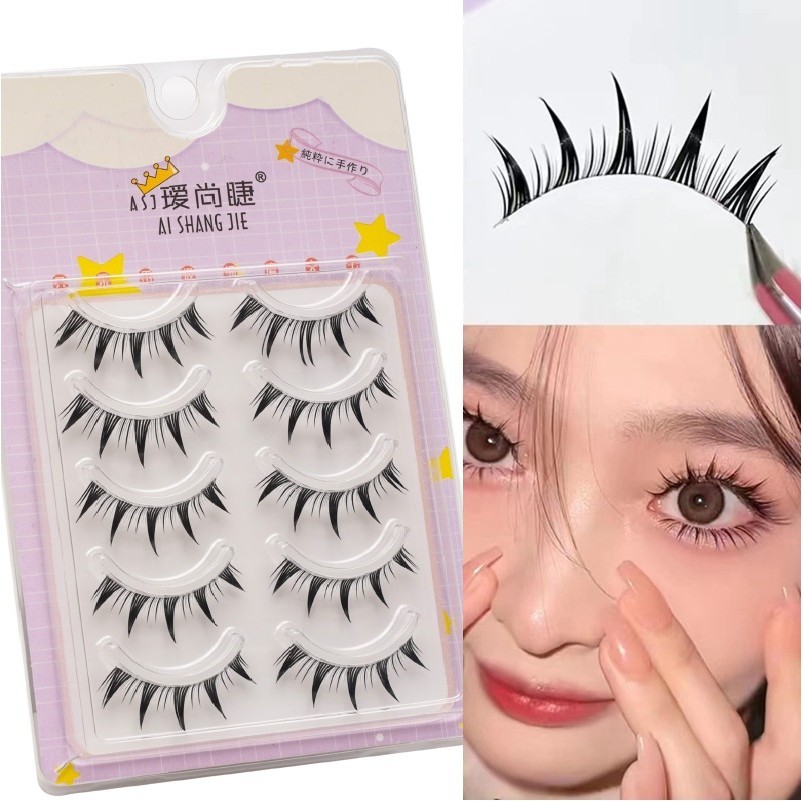 Natural Eyelash | Handmade False Eyelash Lashes | False Eyelash ...