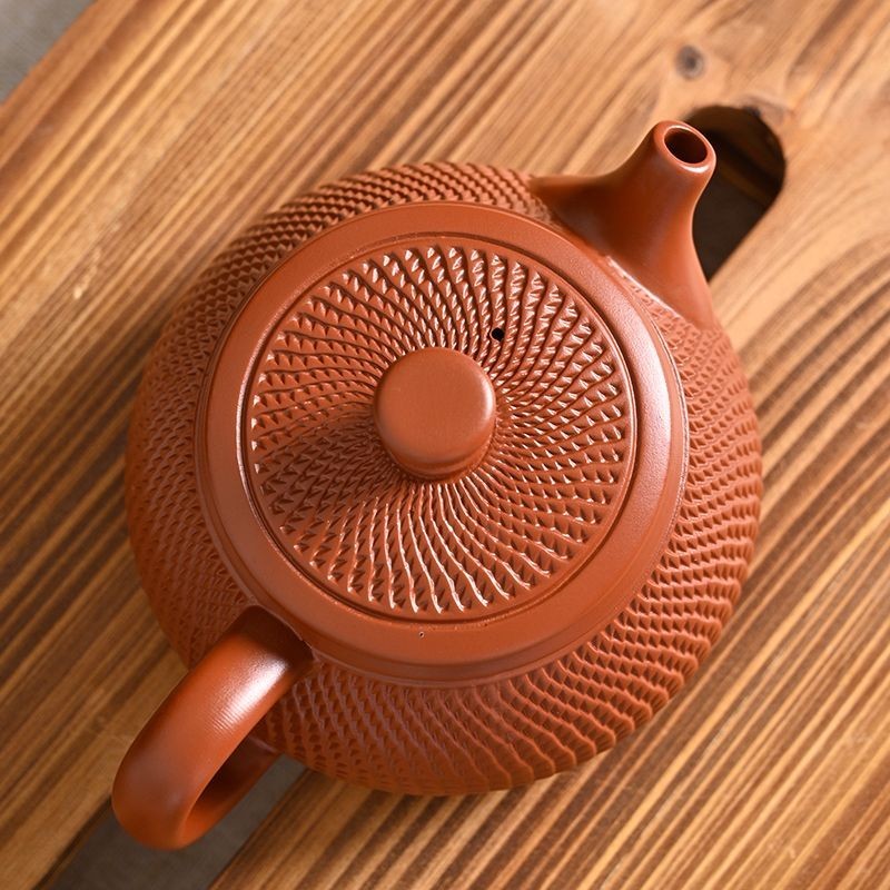 Handmade Jumping Knife Dahongpao Teapot Cinnabar Famous Master Teapot ...
