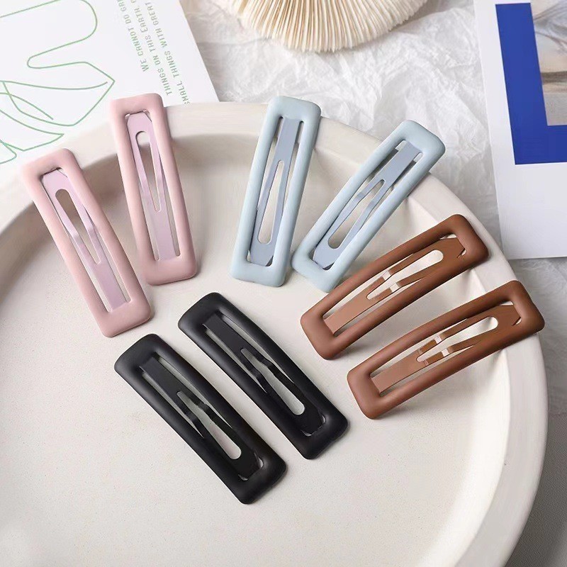 【READY STOCK】 Hairpin Headdress Simple Temperament Bangs Broken Hairpin ...