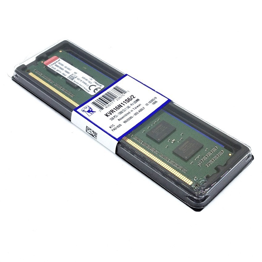 Kingston KVR16N11S6/2 2GB DDR3 1600Mhz Desktop Memory Ram | Shopee Malaysia