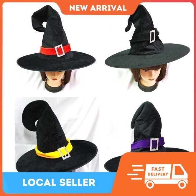 (FREE KEYCHAIN) Wizard Hat Witch Hat Merlin Hat Halloween Costume Party ...