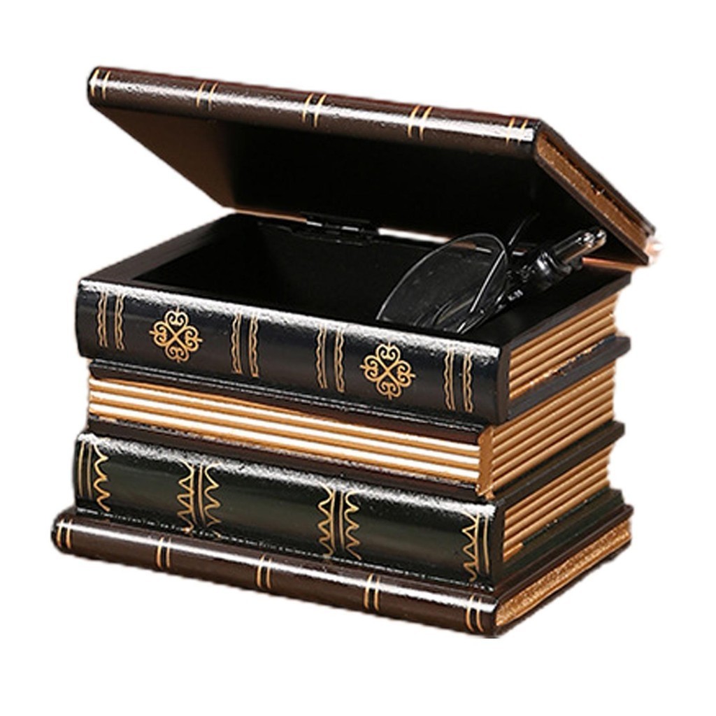 Fake Book Storage Box European Style Vintage Decorative Fake Book ...