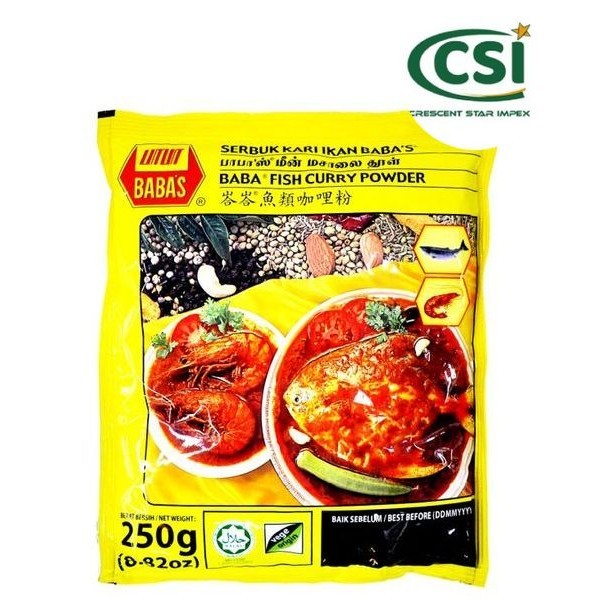 Baba's Fish Curry Powder 250g | Shopee Malaysia