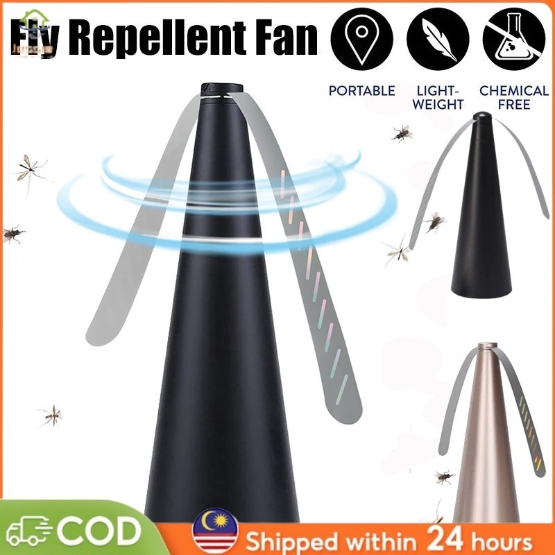 【Ready Stock】Fly Repellent Fan Leaf Mosquito Repellent Table Food ...
