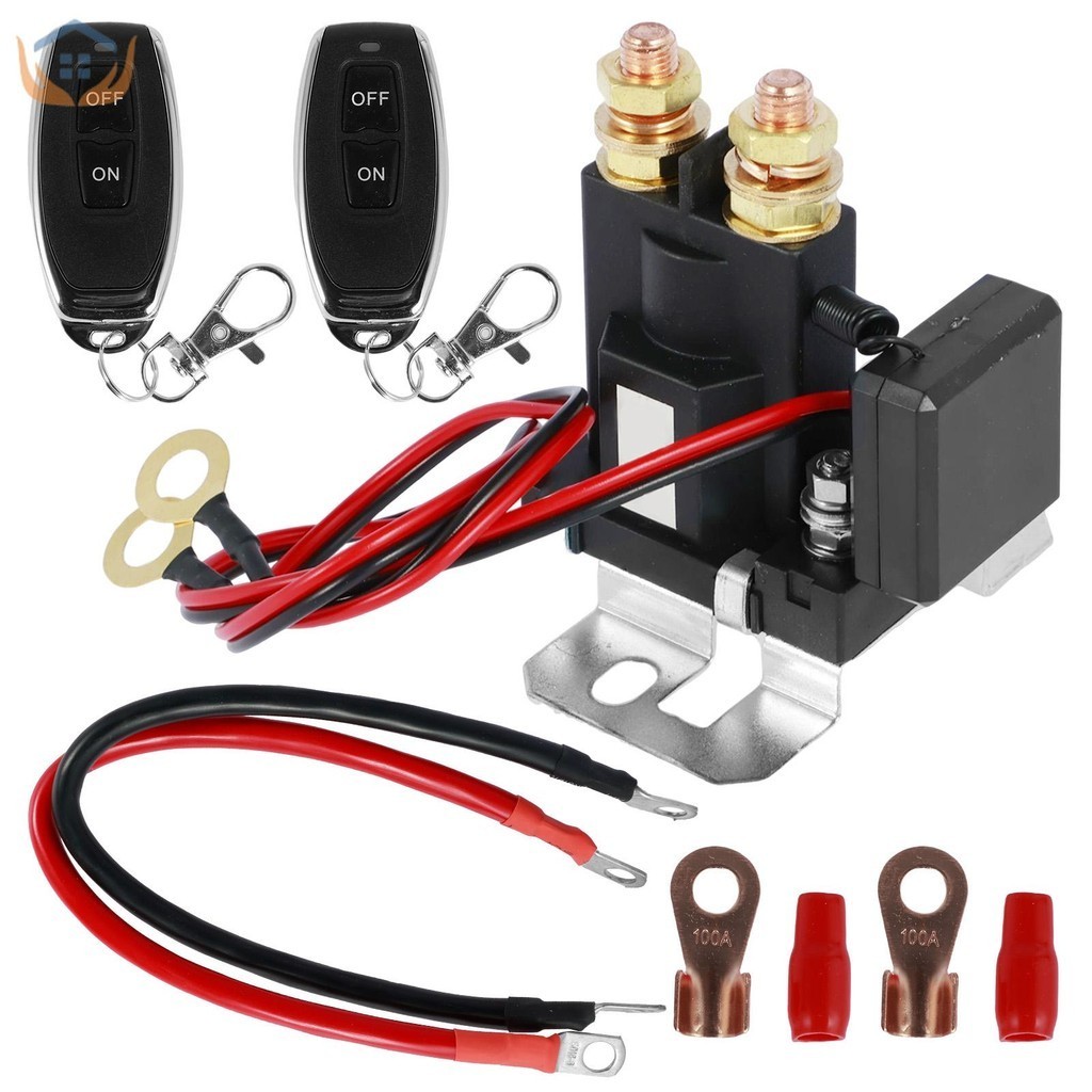 Battery Disconnect Switch 12V DC 500A Starting 200A Rated Wireless ...