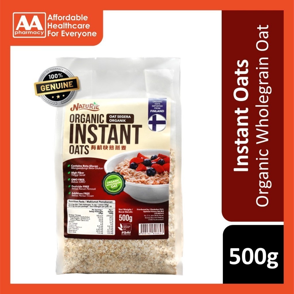 Naturie Organic Instant Oat 500g | Shopee Malaysia