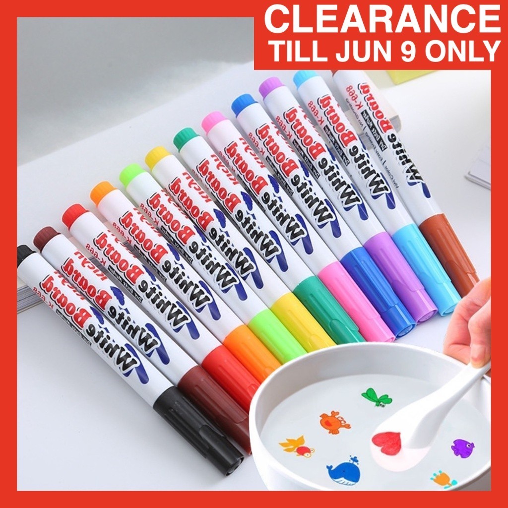 (13 IN A SET) Children's Magical Water Painting Pen Floating Doodle Pen ...