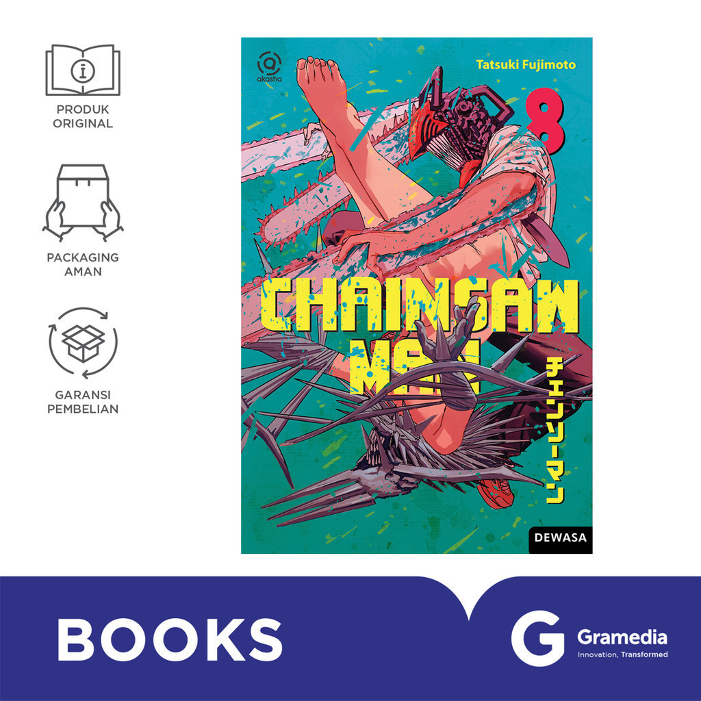 Akasha Comic: Chainsaw Man 08 (Tatsuki Fujimoto) | Shopee Malaysia