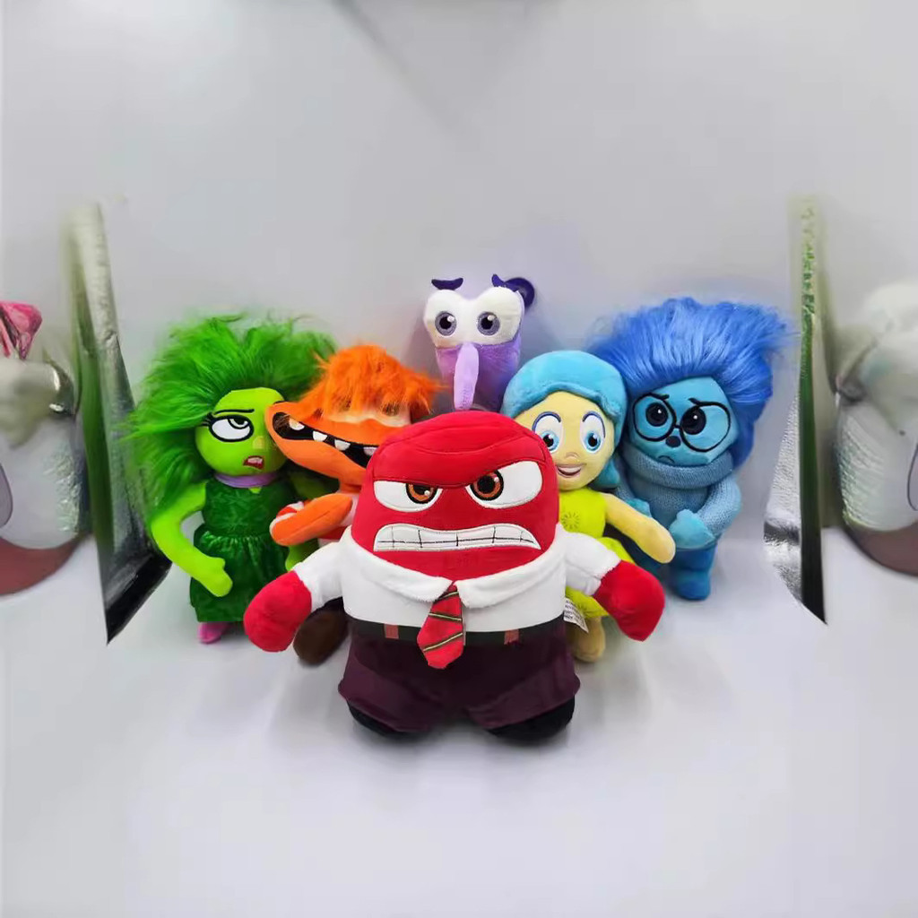 Inside Out Theme Character Plush Toys Anger Fear Disgust Sadness Joy ...