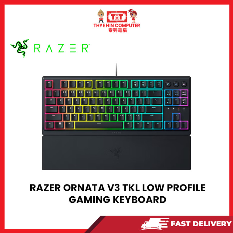 RAZER ORNATA V3 TKL LOW PROFILE GAMING KEYBOARD | Shopee Malaysia